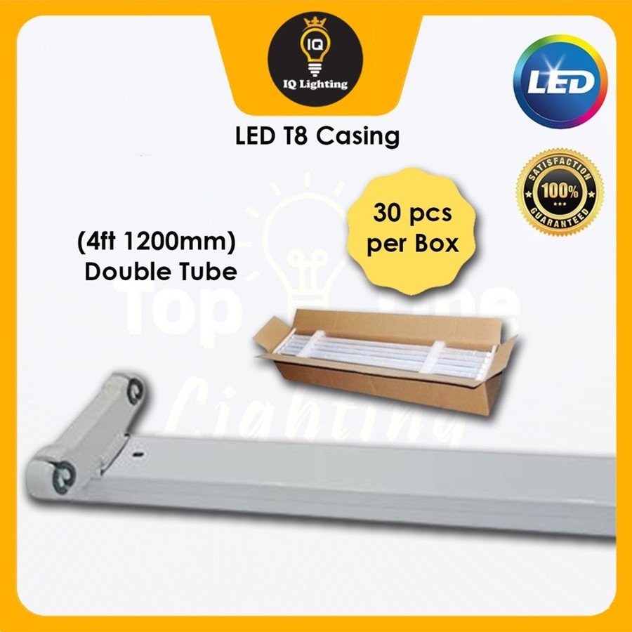 [BOX SET] LED T8 Casing LED T8 Fitting T8 LED Tube LED Single Casing ...