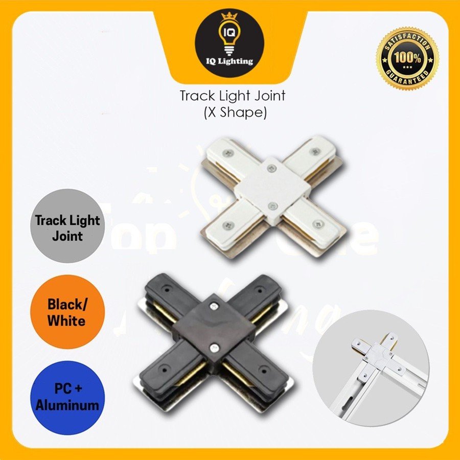 Track Joint for Track Light I Joint/L Joint/T Joint/X Shape Joint Black ...